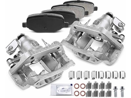 For 2011-2014 Ford Edge Brake Caliper and Brake Pads Kit Rear APR ...