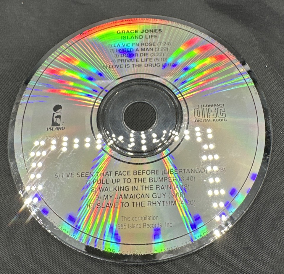 GRACE JONES - Island Life - CD Tri Fold Booklet Cover RARE 1985 | eBay