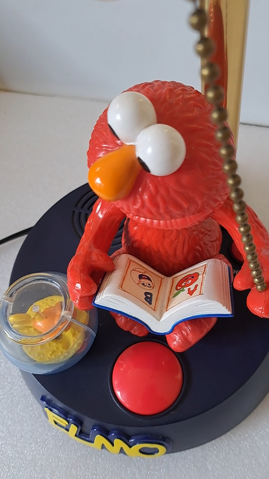 2002 Elmo Animated Talking Lamp Sesame Street Nursery Light/Night Light ...