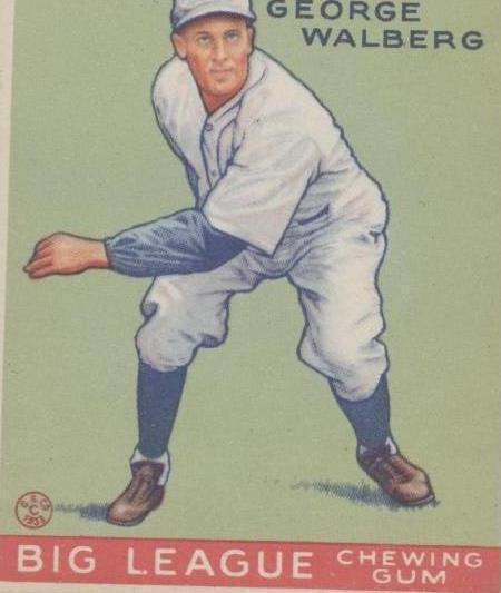 1933 Goudey Big League Chewing Gum - R319 Rube Walberg #145 Called ...