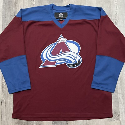 Colorado Avalanche NHL Adult Hockey Burgundy/Blue Sportswear Jersey 2XL ...