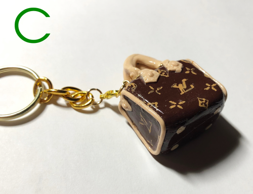 MINI HANDBAG/ PURSE KEYCHAIN/ CHARM CHOOSE STYLE A, B or C | eBay