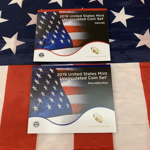 2019 U.S. Mint Set. Complete 21 coin set. Includes D & P Mints and 'W ...