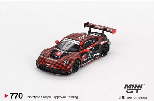Mini GT 1:64 Porsche 911 GT3 R #9 GTD PRO Pfaff Motorsports IMSA 2023 ...