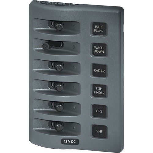 Blue Sea Systems WeatherDeck® 12V DC Waterproof Switch Panel - 6 ...
