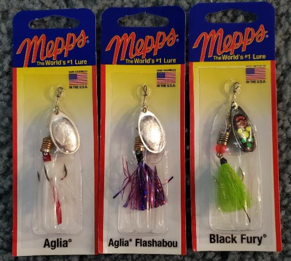 MEPPS IN-LINE SPINNERS (LOT OF 3), ALL 1/6 OZ | eBay