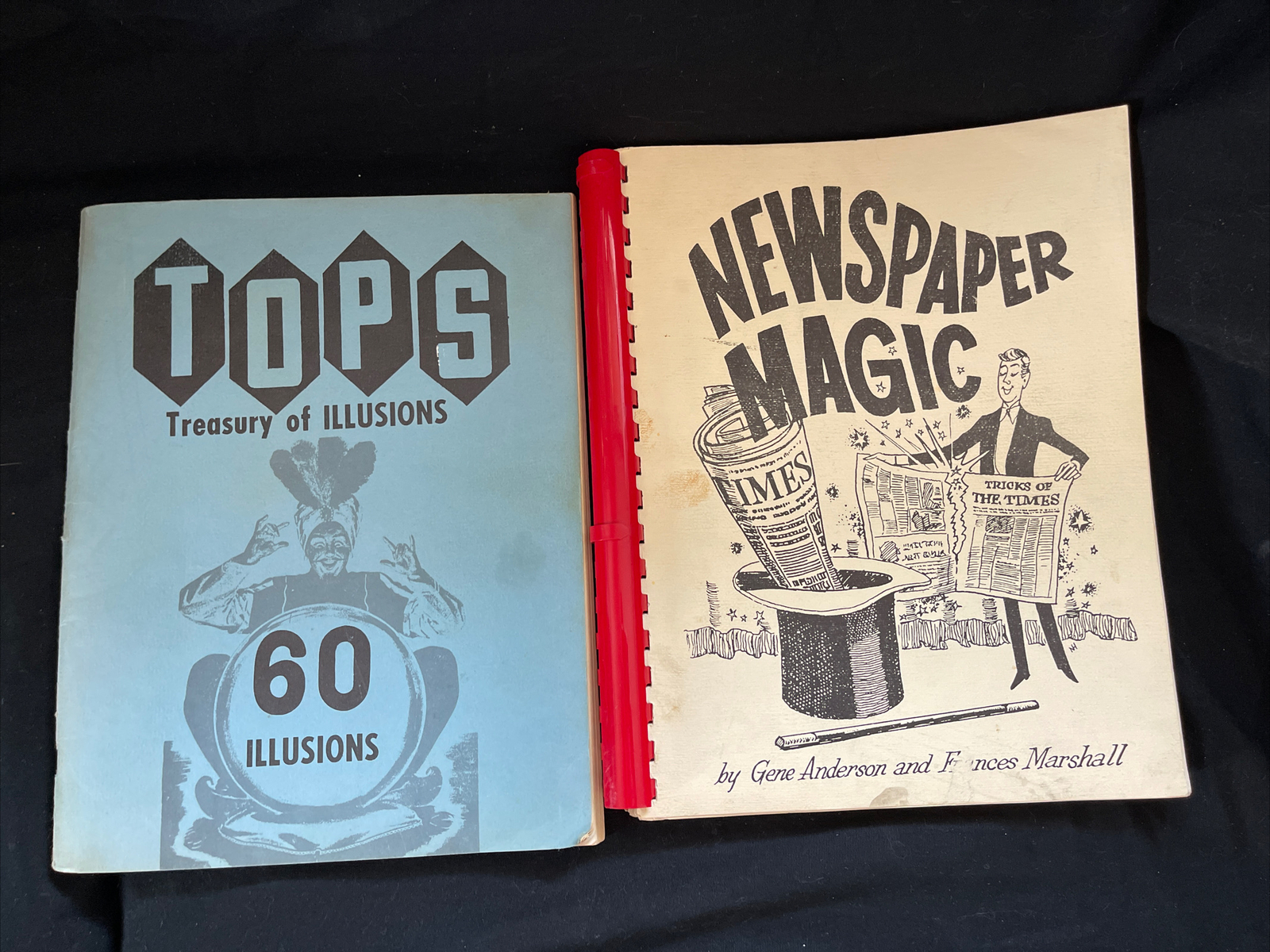 Vintage lot of 9 different Magic Magazines TOPS MAGIGRAM, GENII 1970`s ...