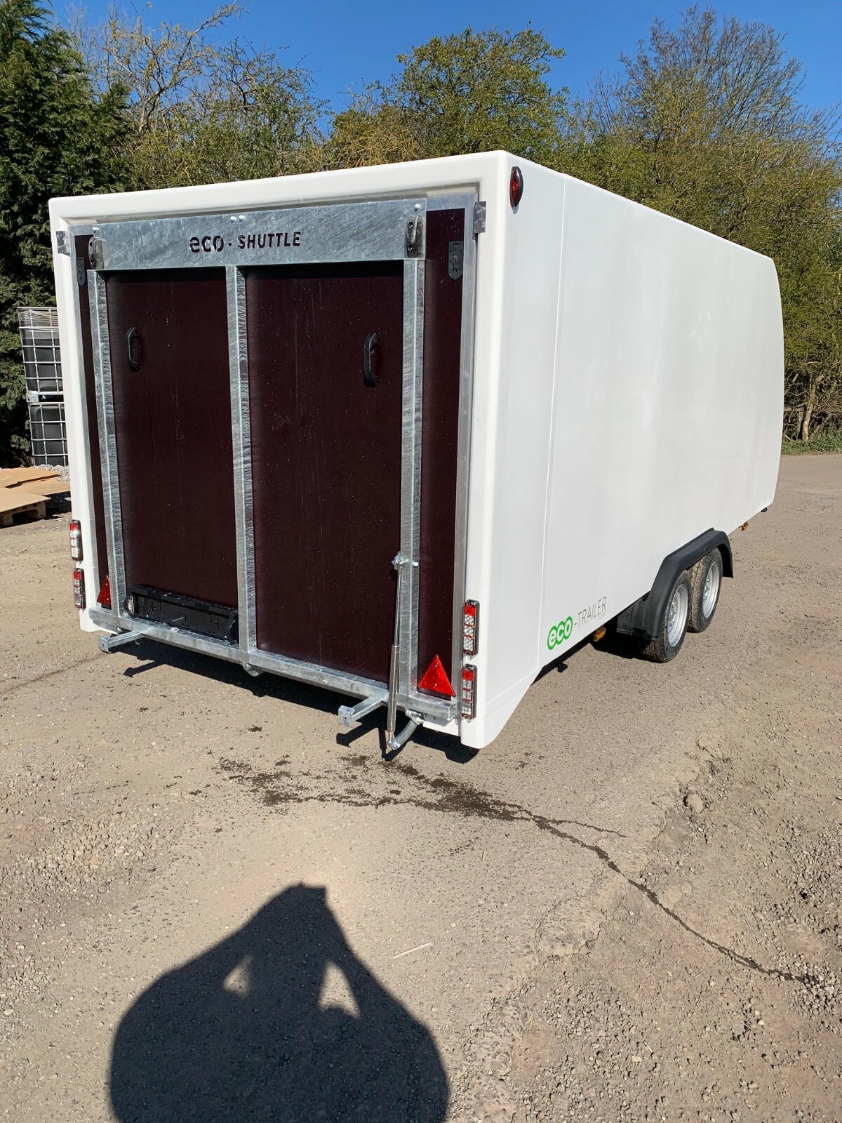 ECO SHUTTLE – CAR TRAILER ENCLOSED COVERED RACE CLASSIC TRANSPORTER 4 ...