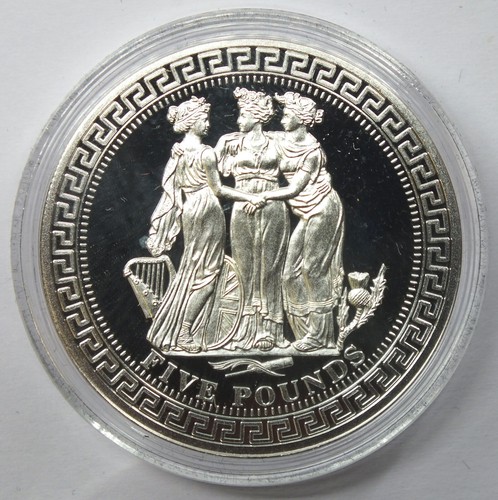 2015 Three Graces 999 Silver 1 oz Coin Tristan Da Cunha Five Pounds ...