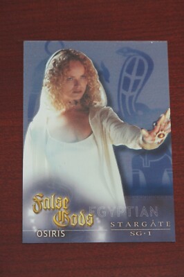 STARGATE SG-1 SEASON 5 FALSE GODS F10 OSIRIS CHASE INSERT CARD ...
