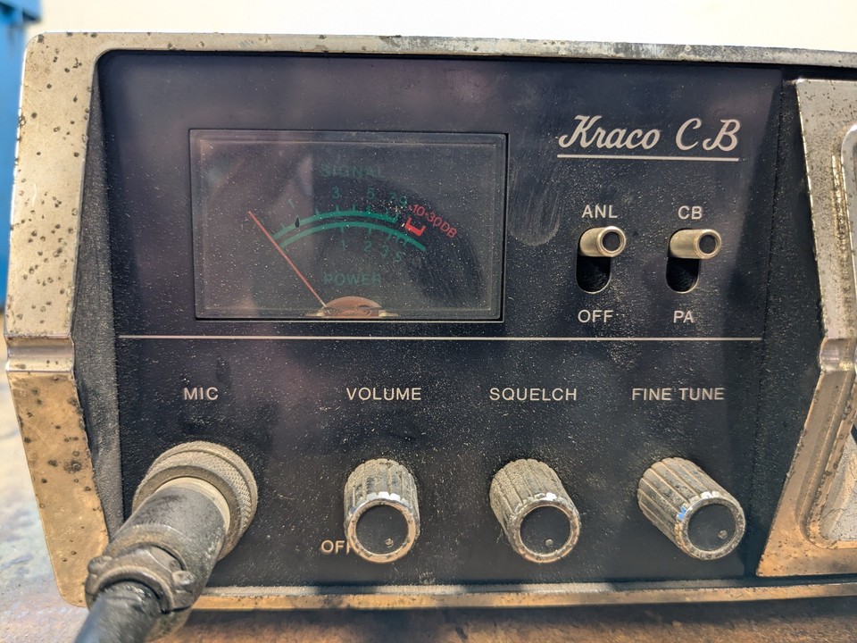 Kraco 23 Channel CB Radio KB-2345 w/ Mic & Power Cord | eBay