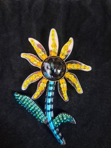 Brand New Never Worn Rare Vintage Handmade Liztech Brooch/Pin Jewelry ...