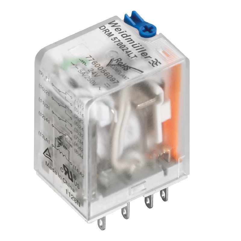2pcs WEIDMULLER DRM570048LT 7760056098 Relay 4 Contacts New KD | eBay.de