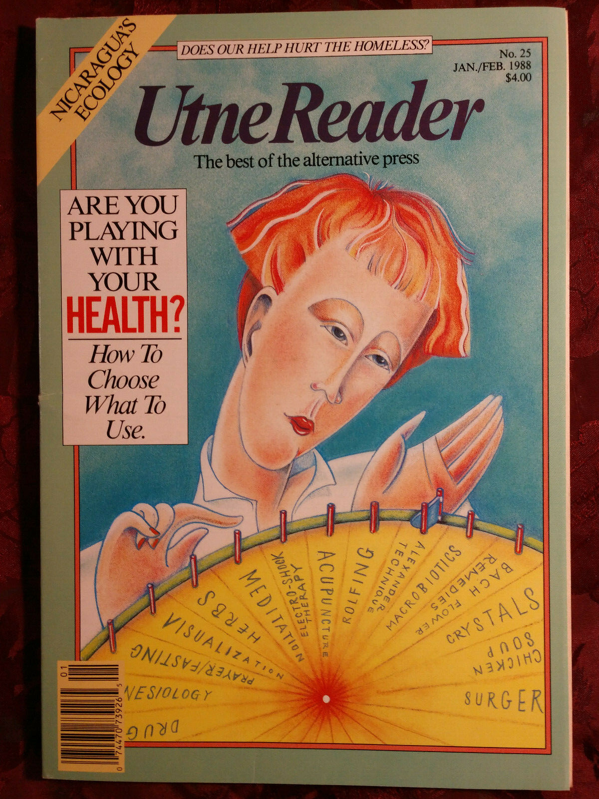 UTNE READER Alternative Press Magazine January February 1988 Health ...