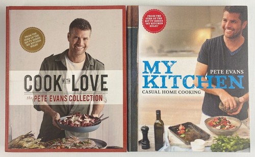 2x Pete Evans Hardback Cookbooks My Kitchen Casual Home Cooking + Cook ...