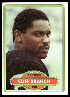 1980 Topps #85 Cliff Branch - VG | eBay