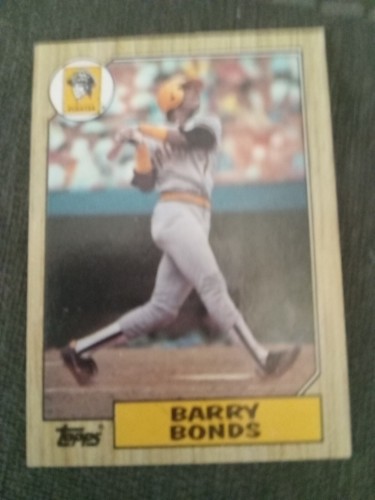 1987 Topps Barry Bonds #320 Rookie Error Card! Rare!! Excellent to Mint ...