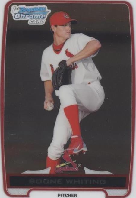 2012 Bowman - Chrome Prospects Boone Whiting #BCP48 (RC) for sale ...