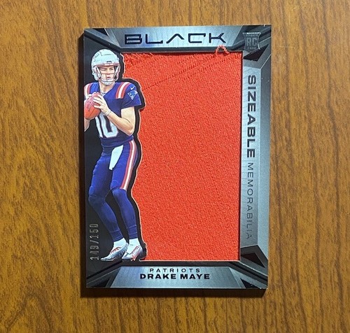 2024 Panini Black Drake Maye Sizeable Memorabilia Rookie Patch /150 ...