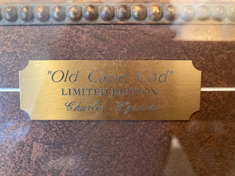 Charles Wysocki "Old Cape Cod" Signed, Numbered, COA, Framed Limited ...