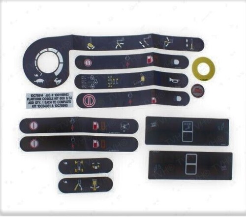 Part # JL1001119562 Fits JLG - PLATFORM CONSOLE DECAL KIT | eBay