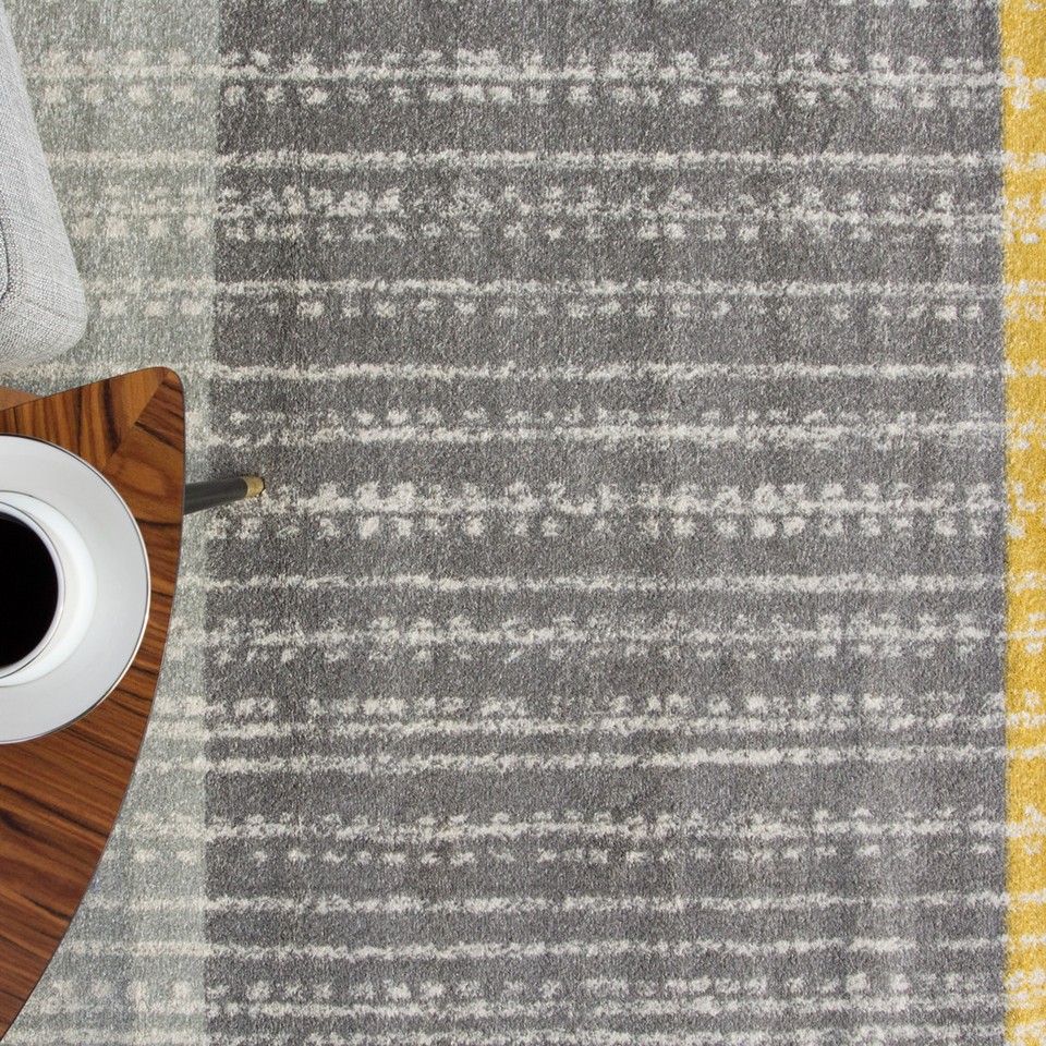 Ochre Mustard Yellow Gold Bright Large Area Rug Rugs for Living Room ...