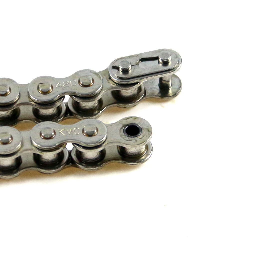 420 92 Link KMC Silver Chain + Chain Cutter Breaker For Dirt Bike ...