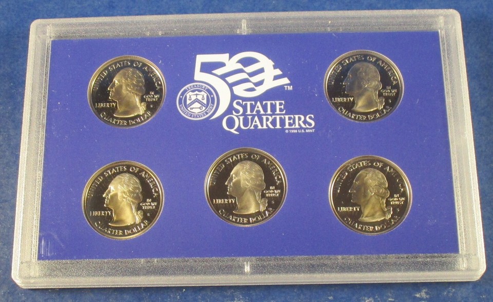 2005 US Mint 50 State Quarters Proof Set | eBay