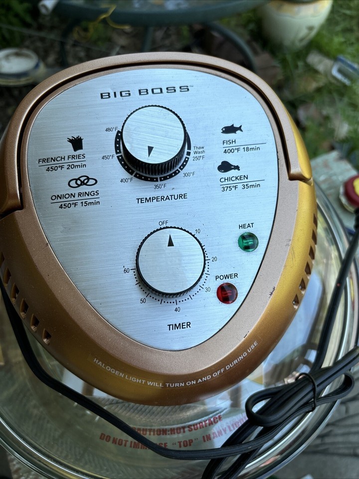 16Qt Large Air Fryer Oven – Large Halogen Oven Cooker with 50+ Air ...