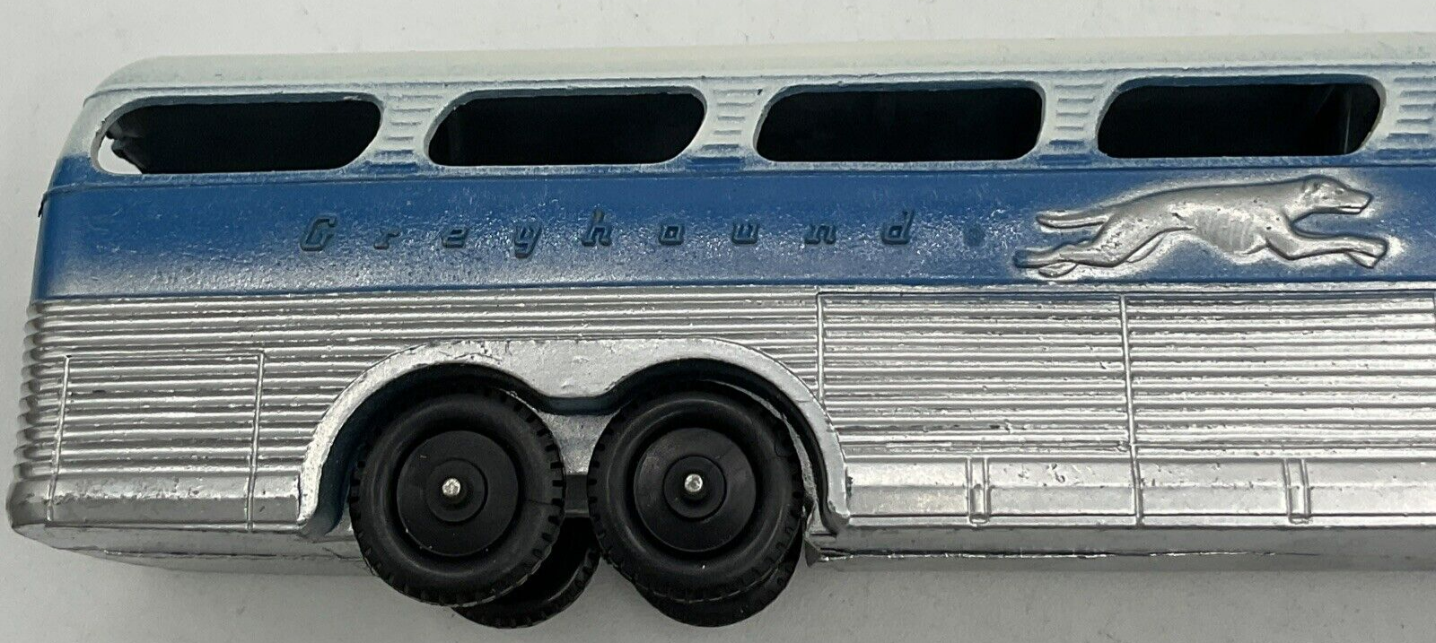 Vintage Tootsie toy Greyhound Diecast Bus Chicago 24 USA Scenicruiser ...