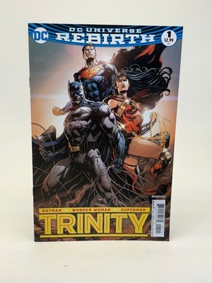 2016 DC Comics Rebirth Trinity Issue 1 Jason Fabok Cover B Variant VF ...