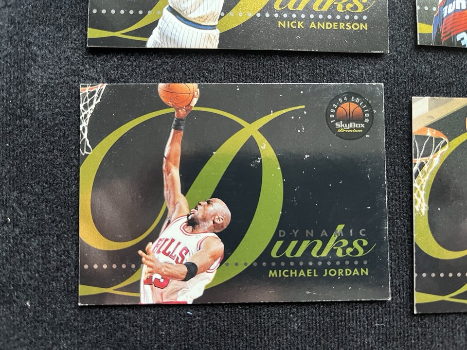 1993-94 Skybox Premium Dynamic Dunks Insert Set D1-D9 w/ Jordan 🐐 HOF ...