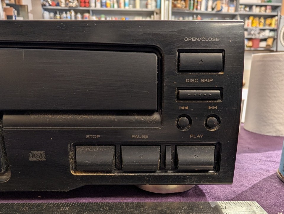 TEAC PD-D1200 Compact 5-Disc Multi CD Player Changer Shuffle Play ...