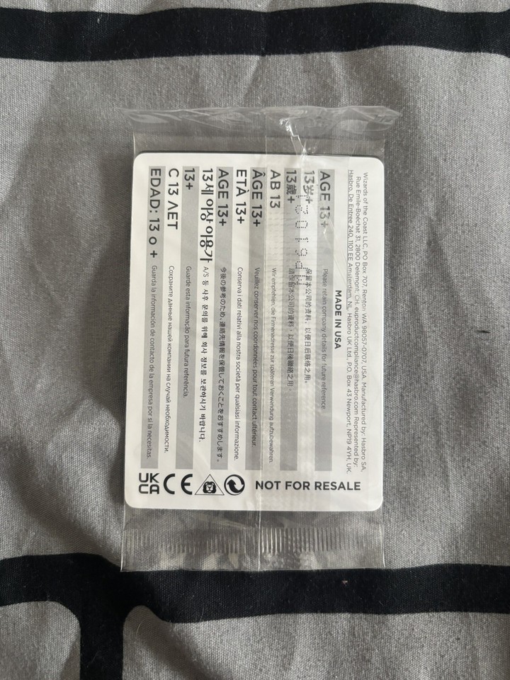 Zack Fair Magic the Gathering MTG Promo Card Sealed (FF7 Rebirth Switch ...