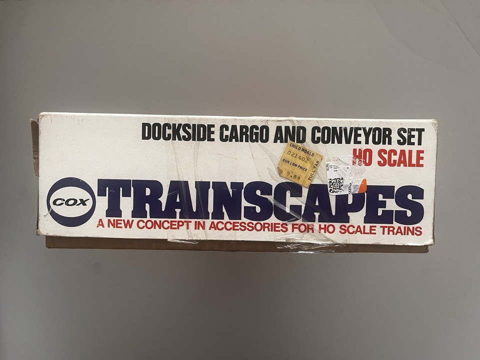Cox 6083 HO Scale Trainscapes Dockside Cargo and Conveyor Set | eBay