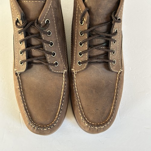 LL Bean Signature Mens Size 11D Handsewn Leather Chukka Boots Jackman ...