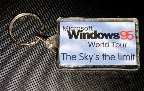 Keychain with Windows 95 Logo (2 Sided) Acrylic *Never Used* | eBay