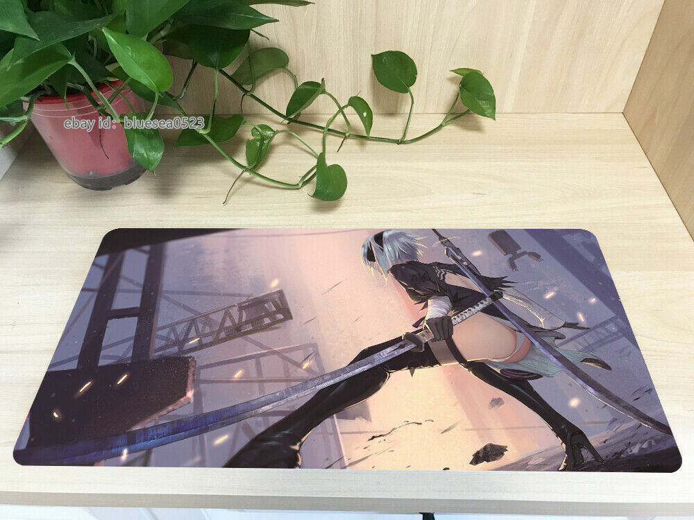 Anime New NieR Automata YoRHa Type B 2B Mouse Pad Game Play Keyboard ...