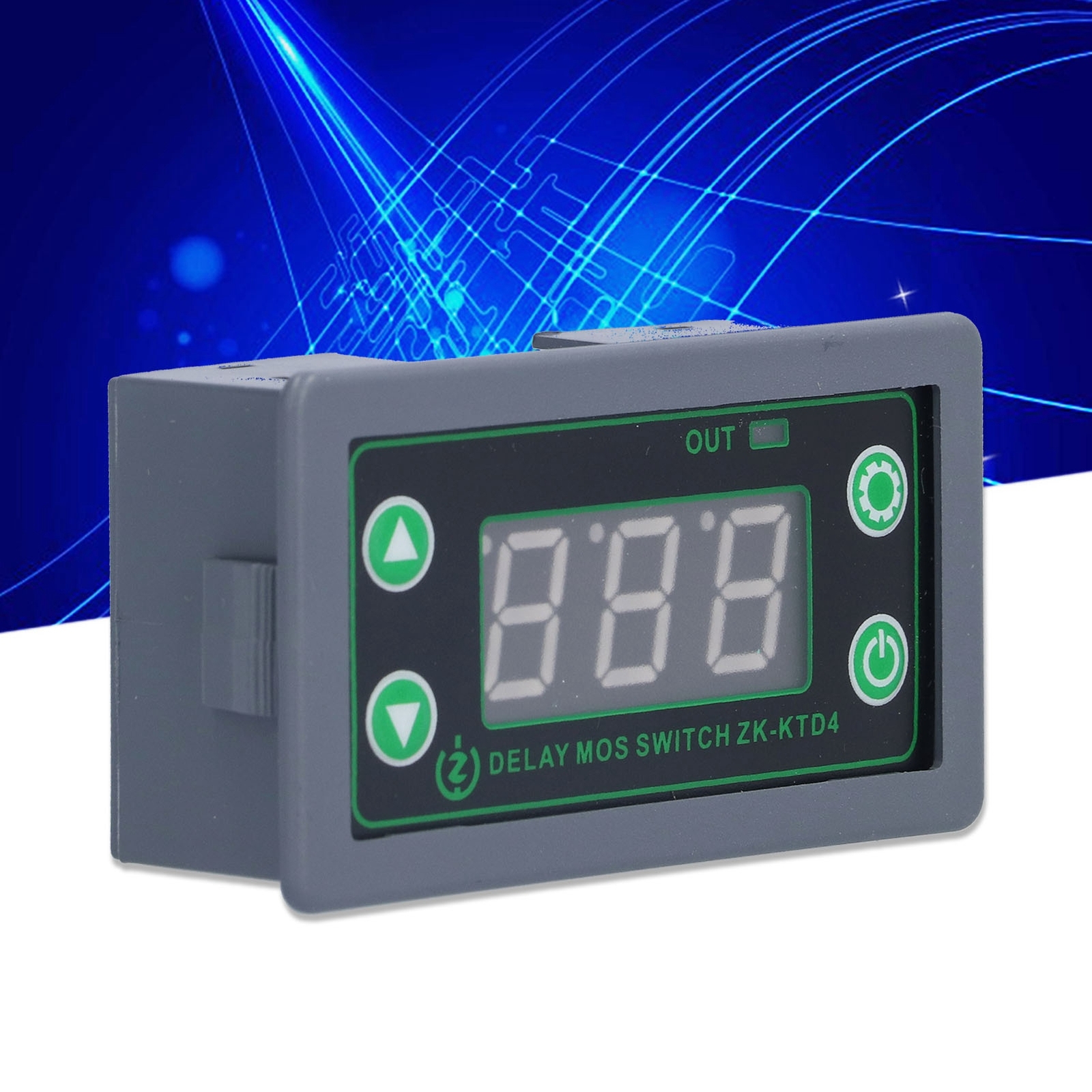 Delay Module Digital Trigger Cycle Timing Delay Module LED Relay Board ...