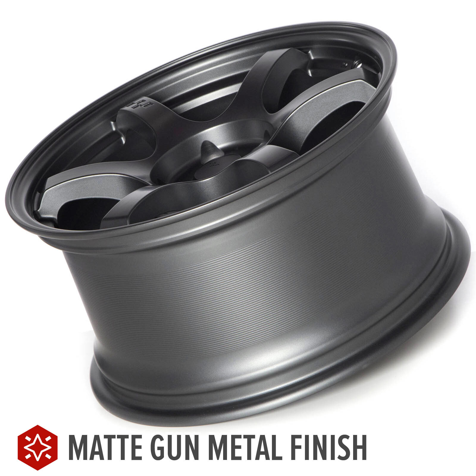 1 CIRCUIT CSF1 17x9 5x114.3 +35 MATTE GUNMETAL 57DR SPUN FORGED WHEEL ...