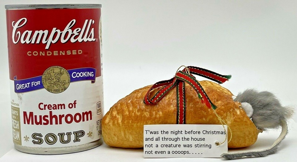 Vintage Original Fur Mouse Christmas Bread No Creature Stirring | eBay
