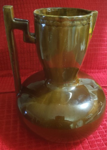 Antique c. 1880 Christopher Dresser For Samuel Lear Pottery Brown 9 ...