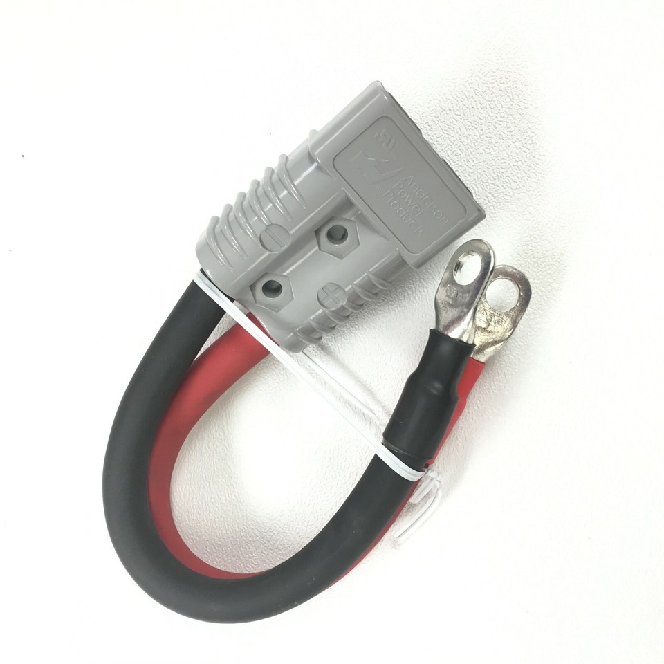 Anderson SB175 Copper Battery Cable 2 Gauge AWG with ends lug/terminal ...
