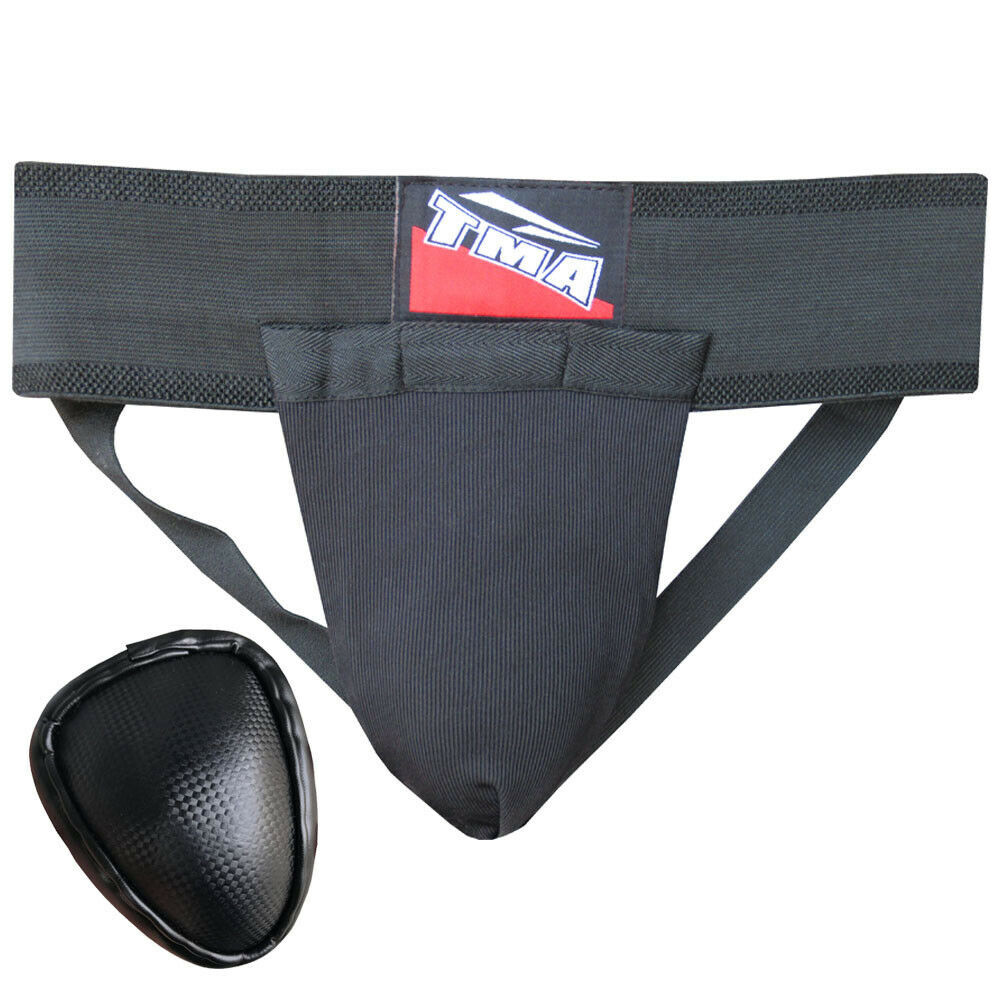 Steel Cup Muay Thai TMA Groin Guard MMA Abdo Guard Adult Boxing ...