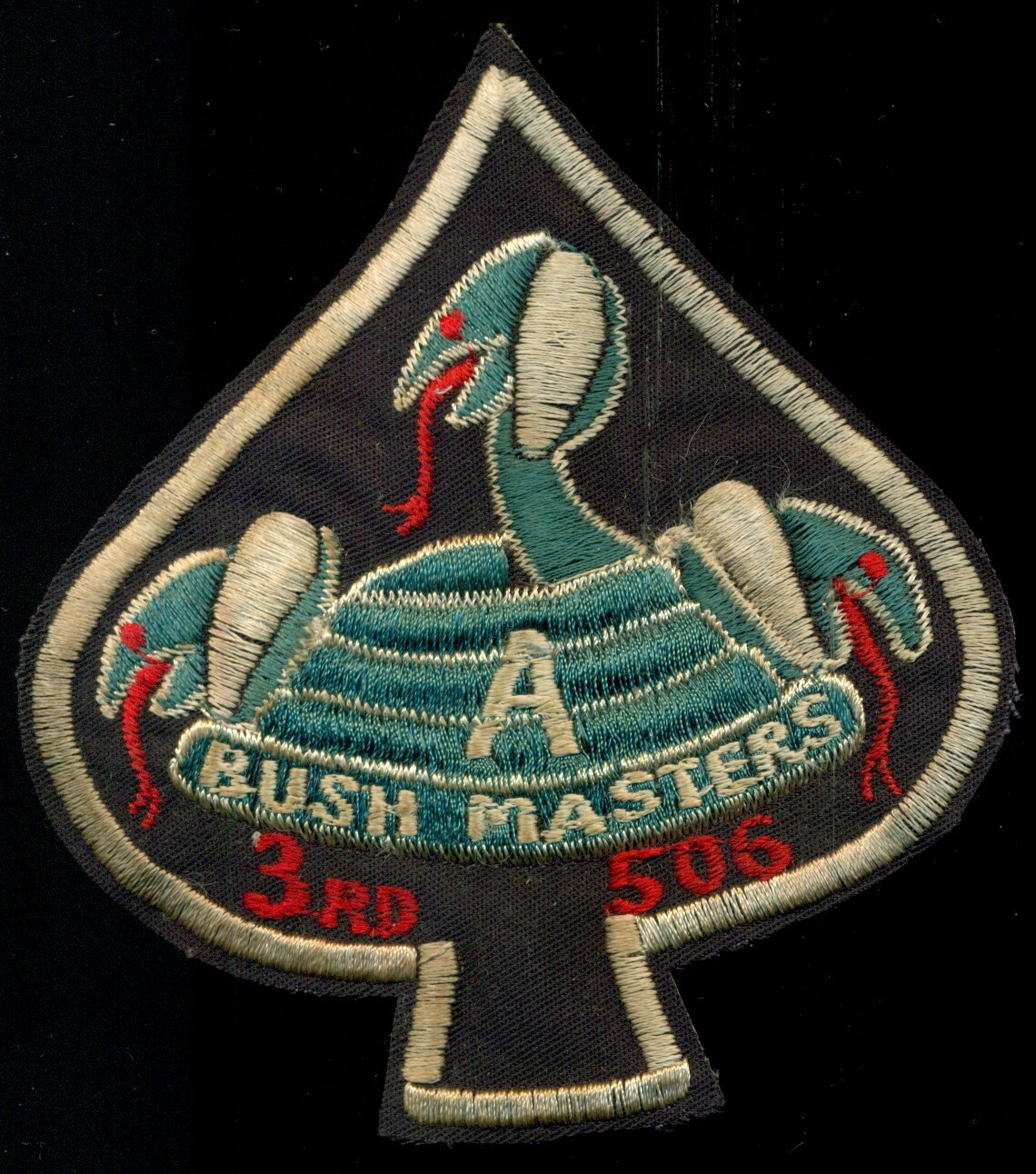 US Army A Co 3rd BN 506th Infantry Bush Master Vietnam Patch JRR | eBay