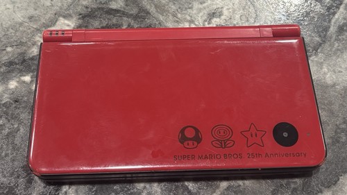 Nintendo DSi XL Super Mario Bros. 25th Anniversary Edition Red Works W ...