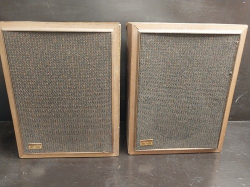 Vintage Realistic Mc-500 Wood Speakers Pair | eBay