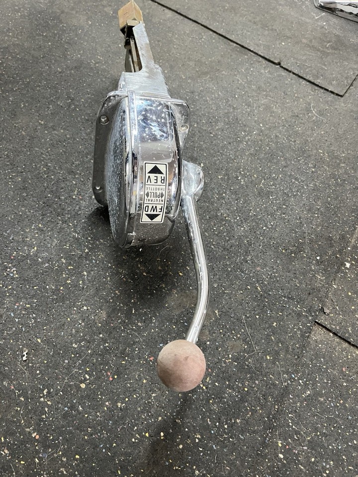 Stainless Steel Vintage Morse Boat Throttle Shifter Control Box ...