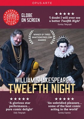 Twelfth Night: Shakespeare's Globe (DVD) Mark Rylance Liam Brennan Paul ...