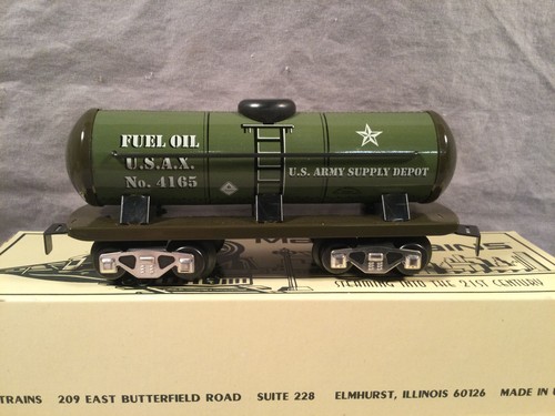 New / Modern Marx Trains 4165 O.D. 6" Fuel Tanker Eight Wheels T/S New ...